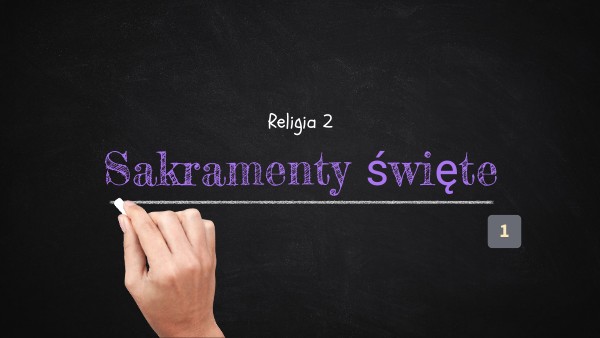 Religia 2 Sakramenty święte | Genially