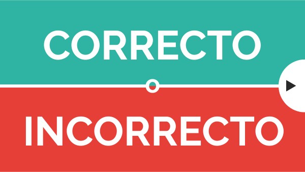 Correcto e Incorrecto