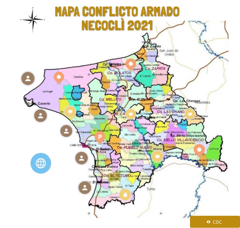 Mapa Necocli | Genially