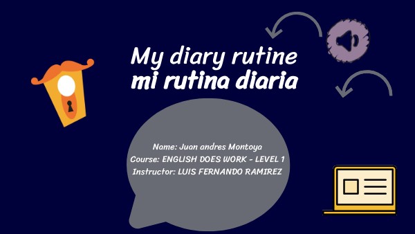 Mi rutina diaria