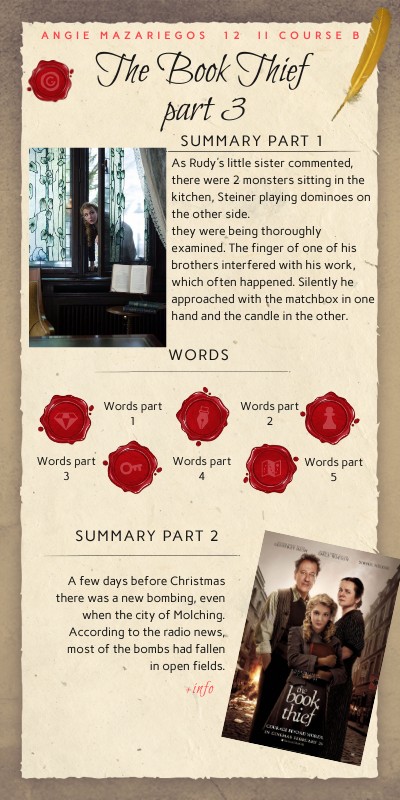 The Book Thief Part 3- Block II