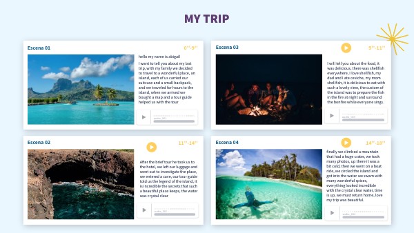 MY TRIP SPEAKING | Genially