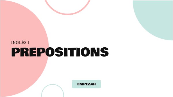 Prepositions