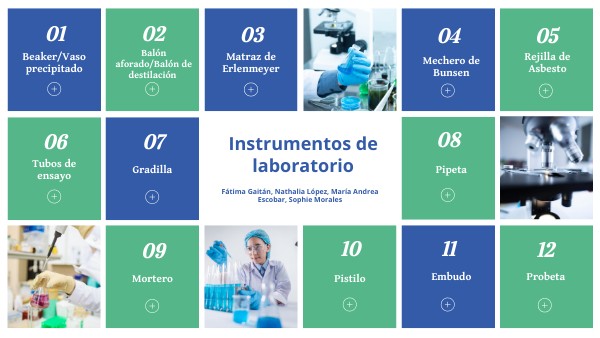 Instrumentos de laboratorio | Genially