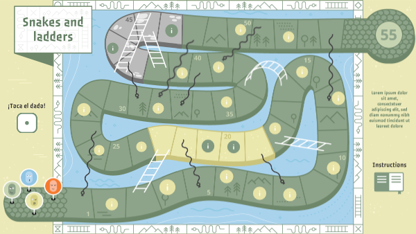 Simple past Snakes and ladders