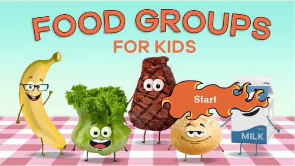 FOOD GROUPS GAME QUIZ