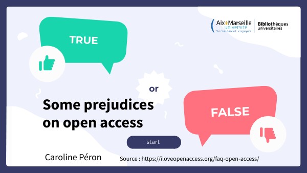 Prejudices on open access -AMU libraries