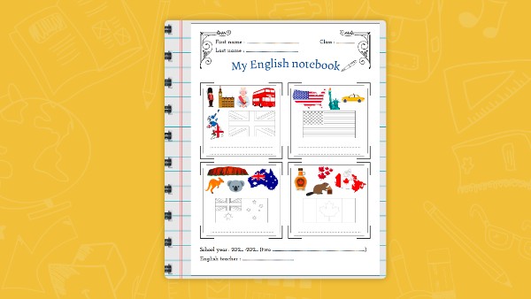 My English Notebook - 5e