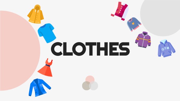 Clothes - Vocabulary | Genially