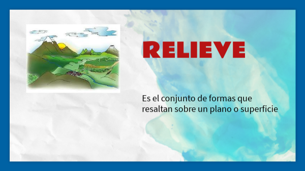FORMAS DE RELIEVE