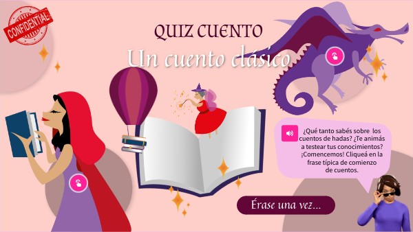 QUIZ CUENTO: ¿Cuánto sabés sobre los cuentos de hadas? | Genially