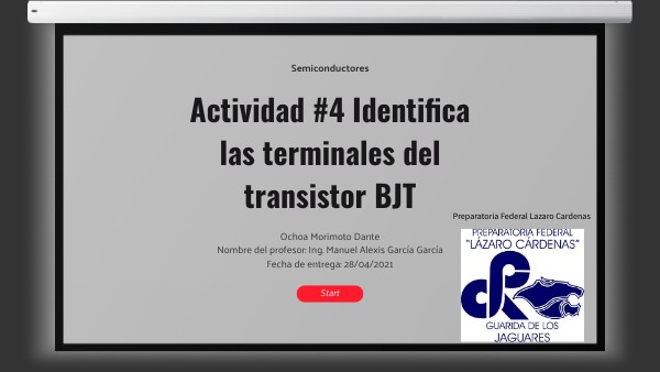 Actividad #4 Identifica las terminales del transistor BJT