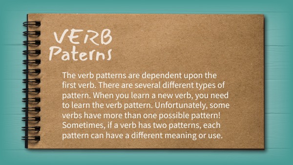 VERB Paterns