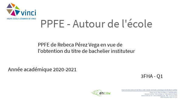 PPFE- Rebeca Pérez Vega - Autour de l'école - Année Académique 2020-21 ...