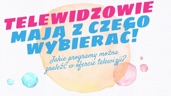 6_Programy telewizyjne | Genially