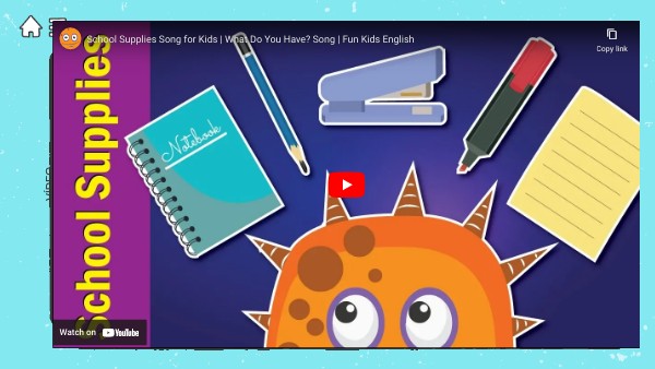 WEEK 5 : SCHOOL SUPPLIES