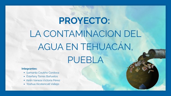 Contaminación del agua
