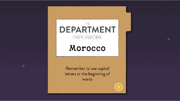 1. Paperwork Morocco