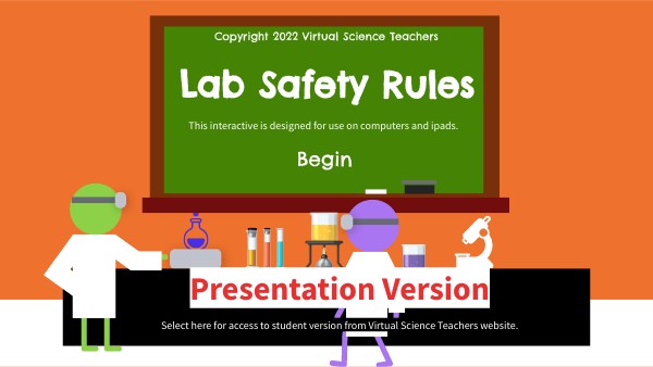 Teacher Presentation - Lab Safety Rules | Genially