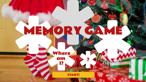 Christmas Memory Game | Genially
