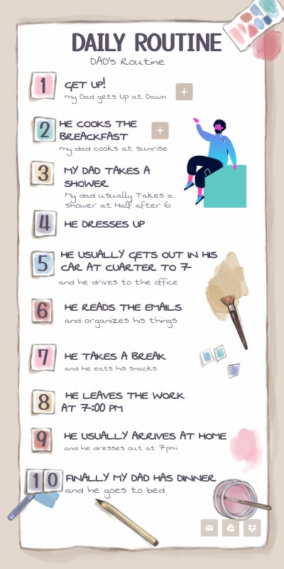 DAYLY ROUTINE | Genially