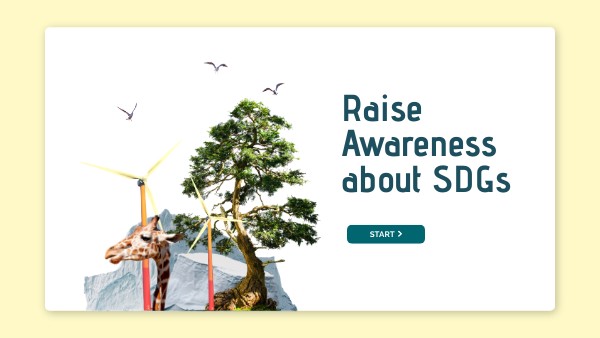 Raise awareness - SDGs- GCSC 2021 | Genially