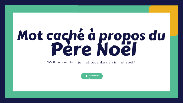 Mot caché | Genially