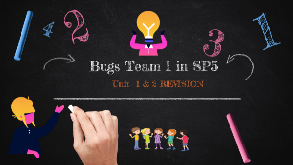 Bugs Team 1 Unit 1&2 REVISION | Genially