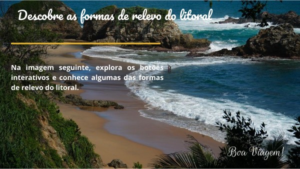 Formas de relevo litoral | Genially