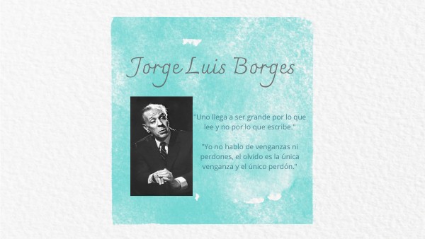 Presentación - Jorge Luis Borges | Genially