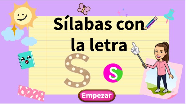 Sílabas con la letra "S" | Genially