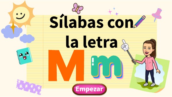 Sílabas con la letra "M" | Genially