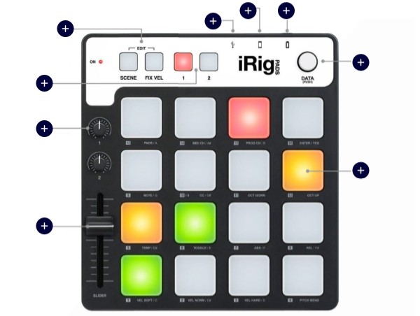 iRig pads slide