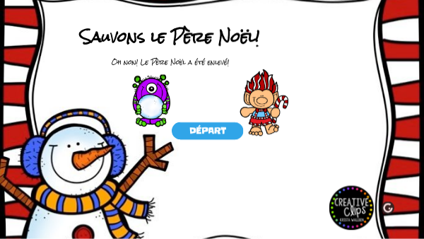 Sauvons le Père Noël | Genially
