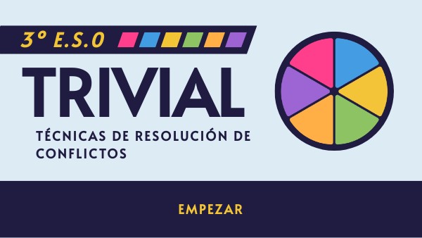 QUIZ TRIVIAL TÉCNICAS DE RESOLUCIÓN DE CONFLICTOS | Genially