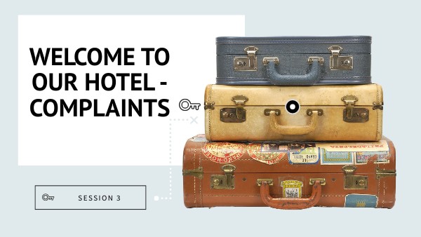 Session 3 - Hotel/solve problems (2) | Genially