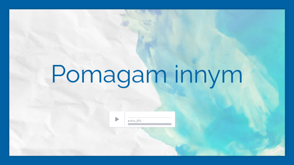 Klasa 1 - Pomagam innym | Genially