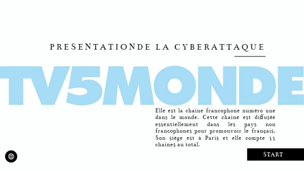 Cyberattaque de TV5Monde | Genially