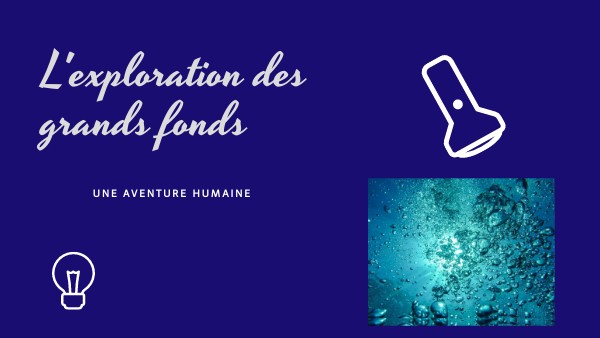 Exploration des grands fonds | Genially