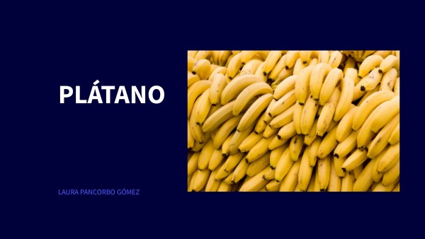 TRABAJO AGRICULTURA PLÁTANO