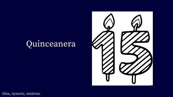 Presentation Quinceanera