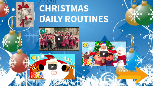 Christmas Daily Routines | Genially