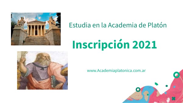 Inscripción a la Academia de Platón