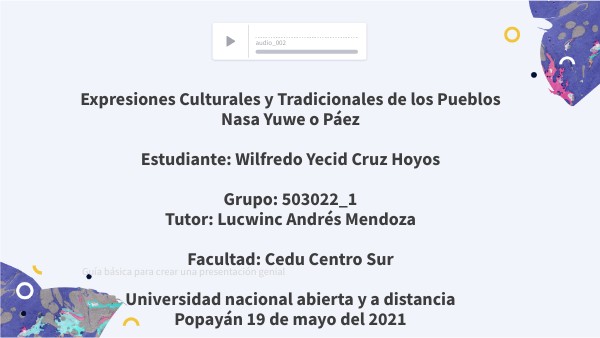 Tradición Oral | Genially