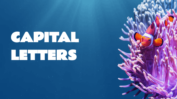 CAPITAL LETTERS | Genially