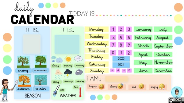 Daily calendar 2º | Genially