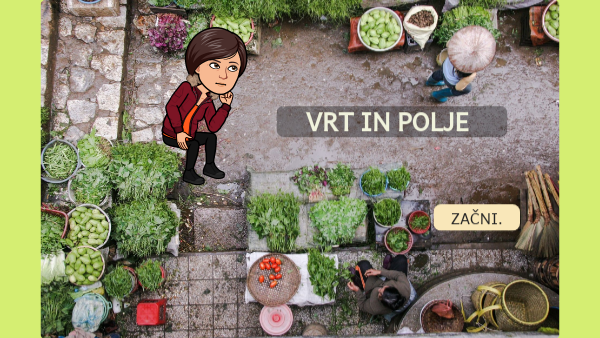 NA VRTU IN POLJU (40 vprašanj) | Genially