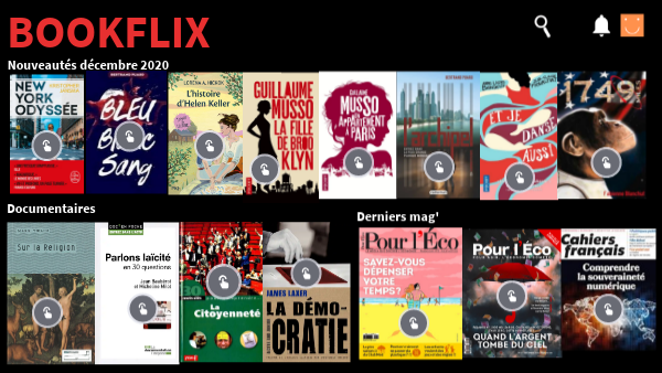 BOOKFLIX décembre 2020 | Genially