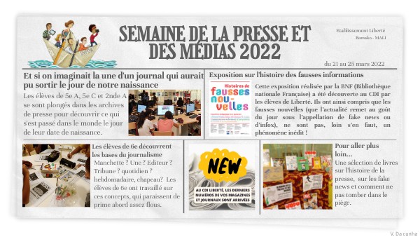 semaine de la presse 2022 | Genially