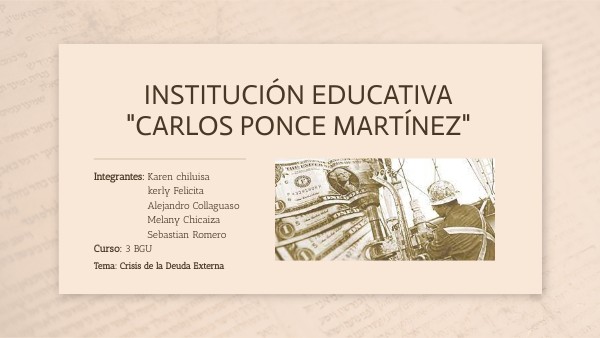 Crisis de la Deuda Externa | Genially